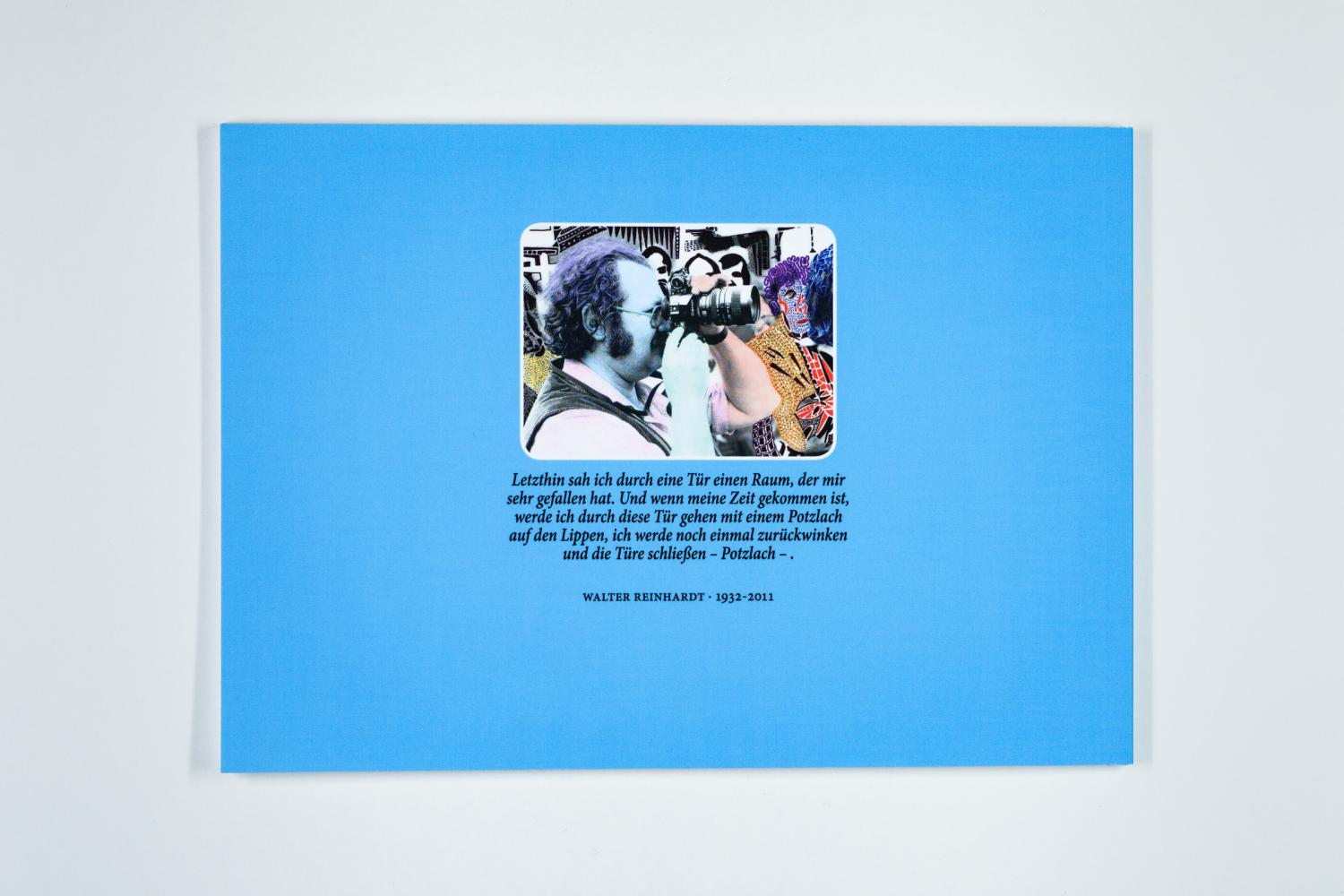 Walter Reinhardt. | Potzbuch